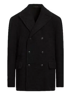 Tagliatore Per Al Duca D'aosta Double-breasted Bouclé Coat - Black