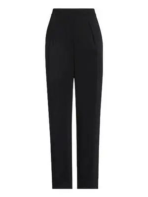 FORTE_FORTE Tapered Viscose Blend Pants - Black