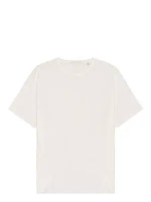 Our Legacy New Box T-shirt In White - White Clean Jersey