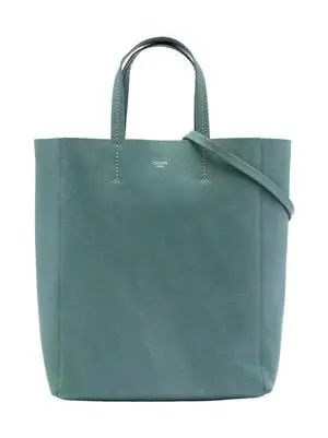 Celine 2019 Small Grained Calfskin Vertical Cabas Tote - Green