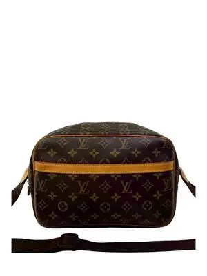LOUIS VUITTON 2003 Monogram Reporter Pm Crossbody Bag - Brown