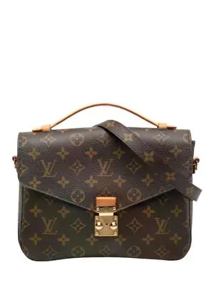 LOUIS VUITTON 2017 Monogram Pochette Metis Satchel - Brown