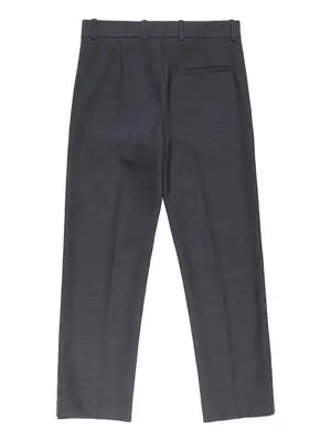 Acne Studios Stretch Wool Cropped Trousers - Slate Grey