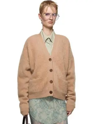 Acne Studios Cashmere Cardigan - Light Brown