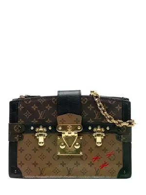 LOUIS VUITTON Monogram Reverse Trunk Clutch 2019 - Black