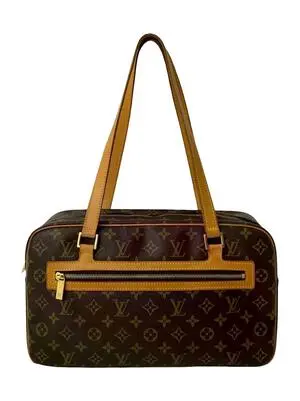 LOUIS VUITTON 2002 Monogram Cite Gm Shoulder Bag - Brown