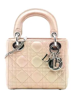 Dior 2015 Mini Lady Satchel - Brown