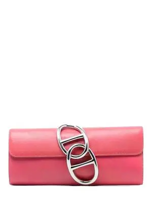 Hermès 2014 Tadelakt Egee Clutch - Pink