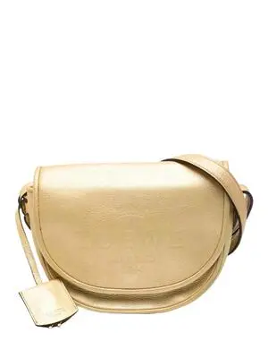 Loewe 2009 Leather Heritage Crossbody Bag - Gold