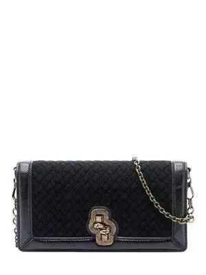 Bottega Veneta Knot Chain Crossbody Bag - Black