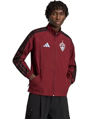 Adidas Colorado Rapids Anthem Track Jacket - Shadow Red / Light Sky