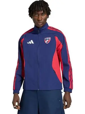 Adidas Fc Dallas Anthem Jacket - Night Sky / White