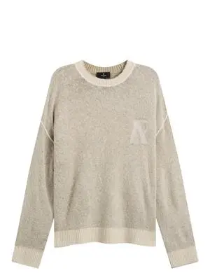 REPRESENT Lightweight Alpaca Knit Jumper - Latte