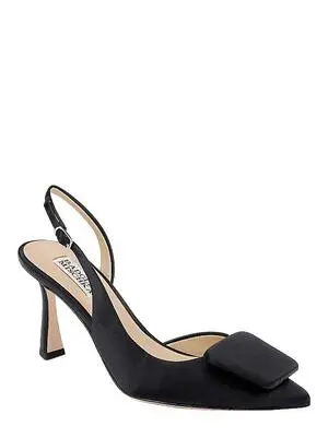 Badgley Mischka Graciella High Heel Slingback Pumps - Black