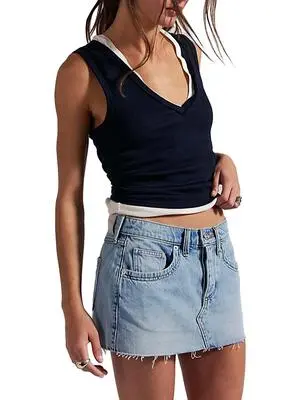 Free People We The Free Lainey Low-rise Mini Skirt - Its All Right