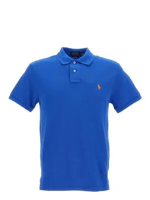 Polo Ralph Lauren Piqué Polo Shirt - Blue