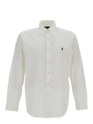 Polo Ralph Lauren Camicia In Twill - Bianco