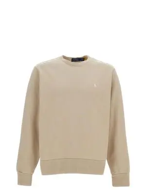 Polo Ralph Lauren FELPA GIROCOLLO Beige