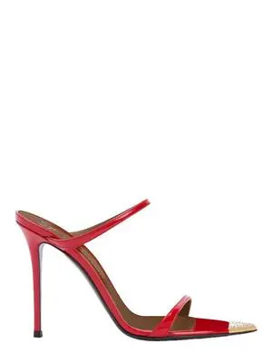 GIUSEPPE ZANOTTI Intriigo Jewelry 105 Mules - Red