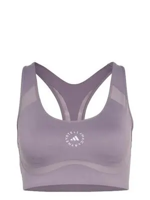 Adidas By Stella McCartney Truepurpose Power Impact Training Bra - Purple