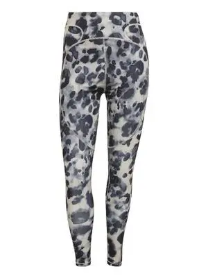 Adidas By Stella McCartney Truepurpose Leopard Print Training 7/8 Leggings - Multicolor