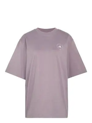 Adidas By Stella McCartney Logo Oversized T-shirt - Purple