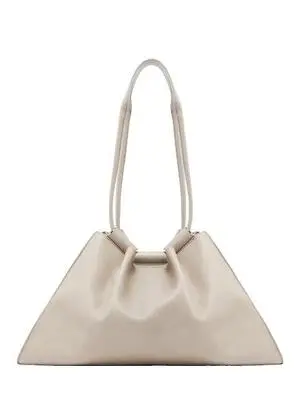 Giorgio Armani Nappa Leather Shopper - Beige