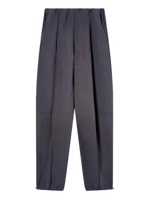 Giorgio Armani Two-tone Viscose Jersey Trousers - Black / White / Pink / Gray