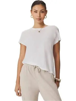 Splendid Climate Beneficial Cotton Crew-neck Tee - White