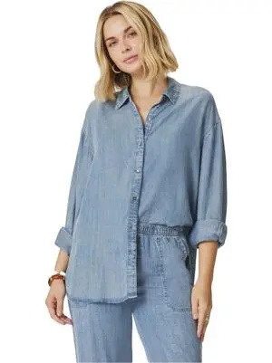 Splendid Indigo Button-down Shirt - Navy