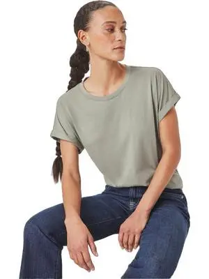 Splendid Skye Short Sleeve Tee Green