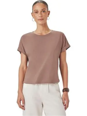 Splendid Skye Short Sleeve Tee Natural