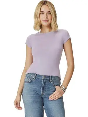Splendid Josie Stretch Crewneck Tee - Purple