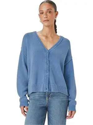 Splendid Jayde Cotton Cardigan - Blue