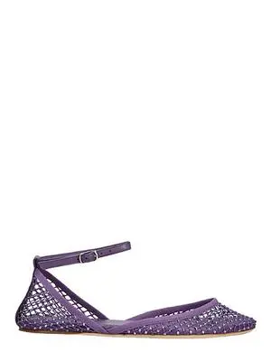 Christopher Esber Minette Mesh Ballet Flats - Viola