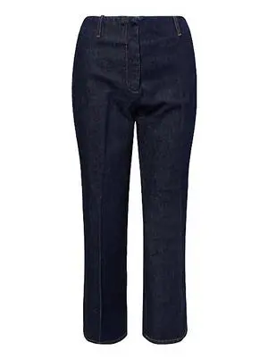 Dries Van Noten Relaxed-fit Straight-leg Denim Trousers - Indigo