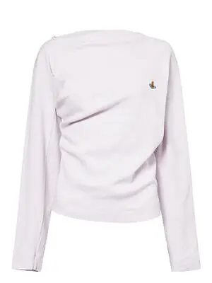 VIVIENNE WESTWOOD Hebo Long-sleeves Stretch-cotton Top - Orchid