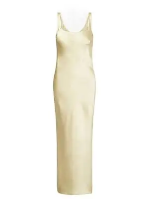 SAMSOE SAMSOE Satin Maxi Dress - Sage Green