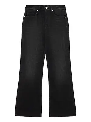 ALLSAINTS Ember Flared Bootcut Denim Jeans - Washed Black