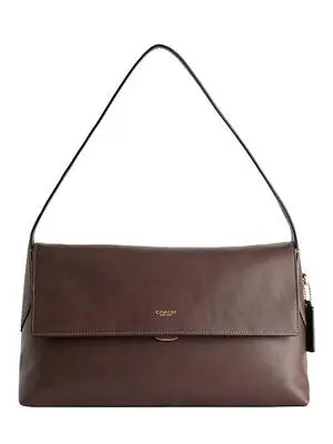 COACH Chelsea 36 Leather Shoulder Bag - Maple