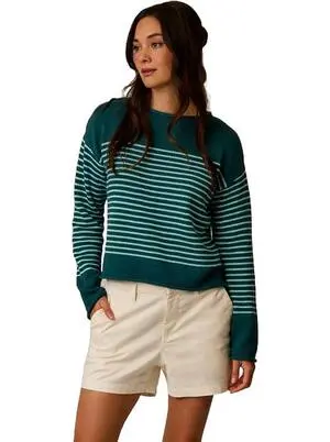 Carve Designs Rue Sweater - Nightdive Stripe