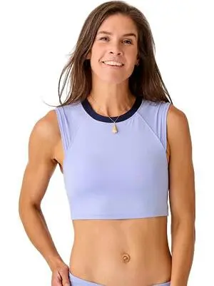Carve Designs Shoreline Top Peri W. Navy