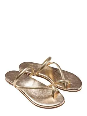 Beek Sunbird Slide Sandal Gold