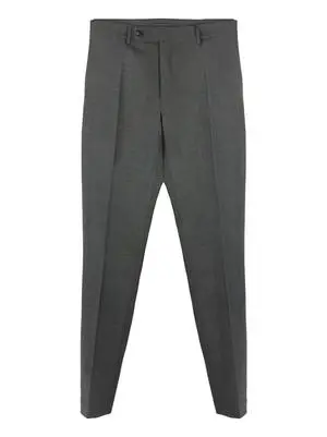 Incotex Tapered Virgin Wool Trousers - Grey