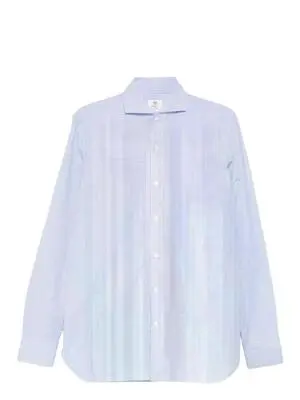 LUIGI BORRELLI Striped Buttoned Shirt