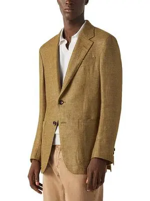 ZEGNA Cashmere, Linen And Silk Cardigan Jacket