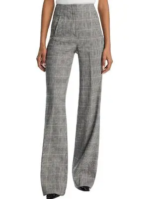 Veronica Beard Veronica Beard Jude Wide Leg Trousers Black Multi