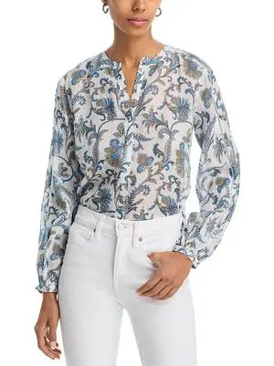VERONICA BEARD Soleil Printed Blouse