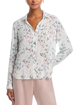 Bella Dahl Classic Button Down Shirt - Painted Petals