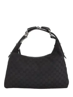 Gucci Gg Horsebit Hobo - Black